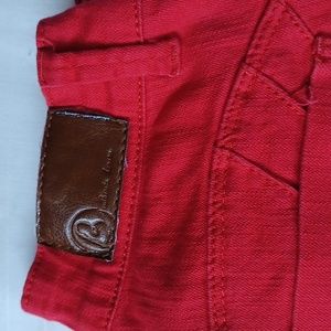 Bluenotes | Jeans | Bluenotes Jordan Low Rise Curvy Red Skinny Jeans Sz ...
